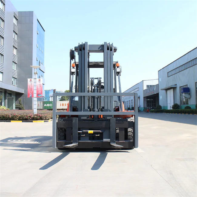 5 Ton 5000 Kg Dual Fuel LPG Forklift Truck 1200mm Fork Length With ...
